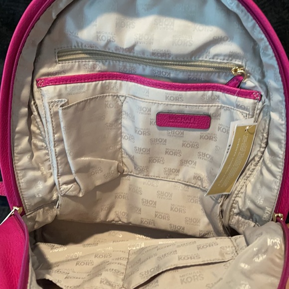 Michael Kors | Bags | Michael Kors Bright Pink Backpack | Poshmark